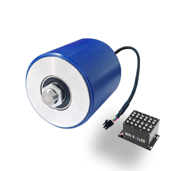 Φ‌67 Rubber-Coated Direct Drive Logistics Sort Roller For E-Commerce ...